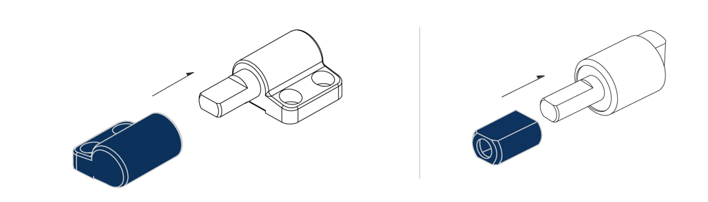 Examples of simple custom-ordered rotary dampers - Rotary dampers | TOK ...